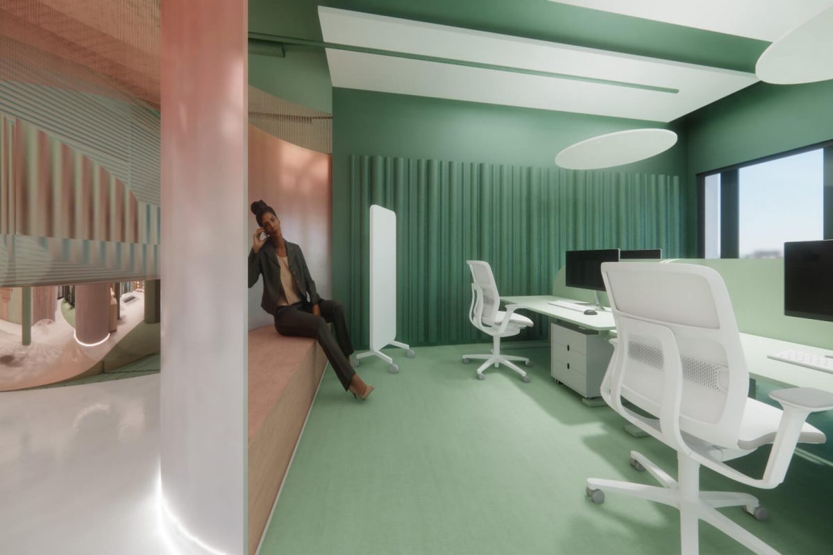 Projektinfos Büroentwurf Schweiz mint - Innenarchitektur Federleicht